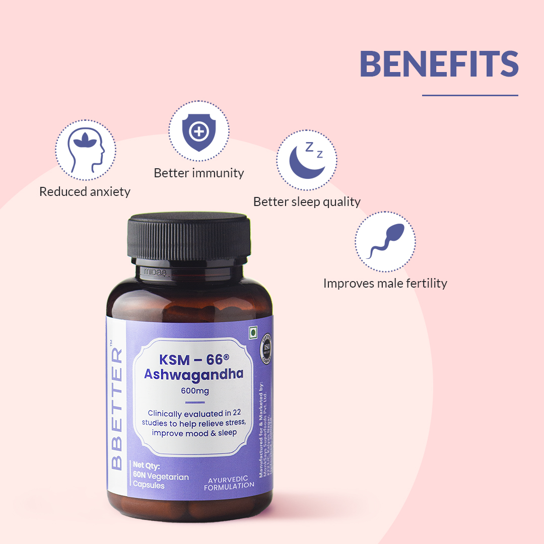 Buy KSM 66 Ashwagandha Capsules | Ashwagandha Supplement – BBetter Store