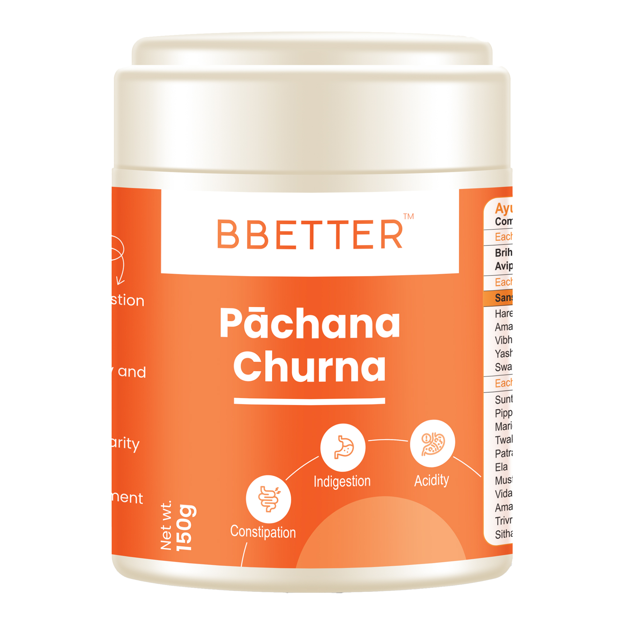 BBETTER Pachana Churna - Ayurvedic Powder for healthy digestion ...