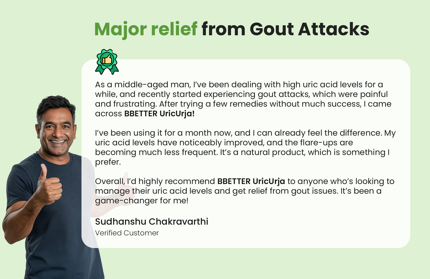 Joint Pain Relief | BBETTER Uric Urja - Ayurvedic Solution for High ...