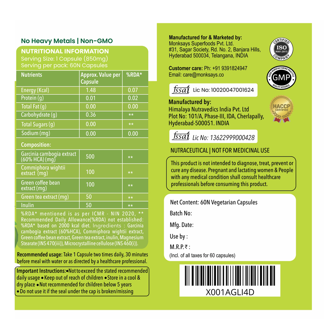Garcinia Cambogia, Garcinia Cambogia Weight Loss Capsules | BBetter ...