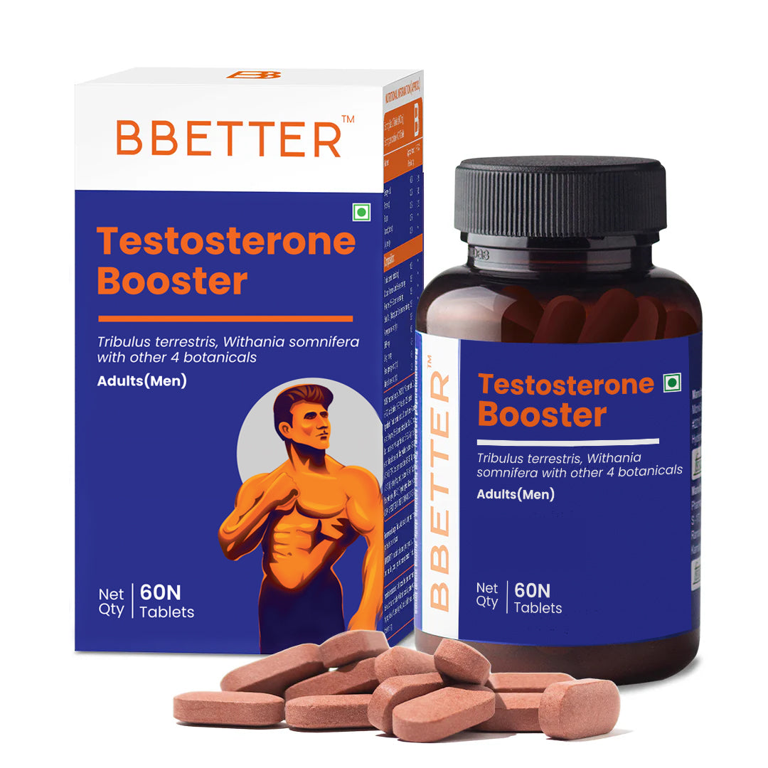 Testo Booster Capsules - 60N with Safed Musli Kaunch Beej & Ashwagandha ...